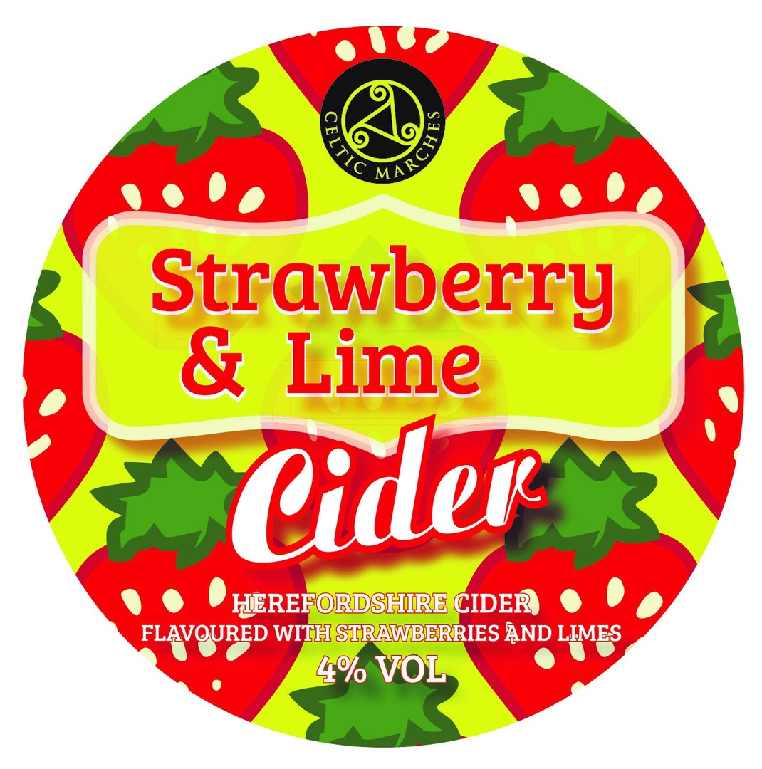 Celtic Marches Strawberry & Lime Cider 20L BIB