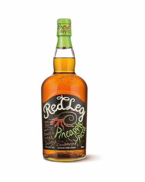 Red Leg Spiced Pineapple Rum 70cl